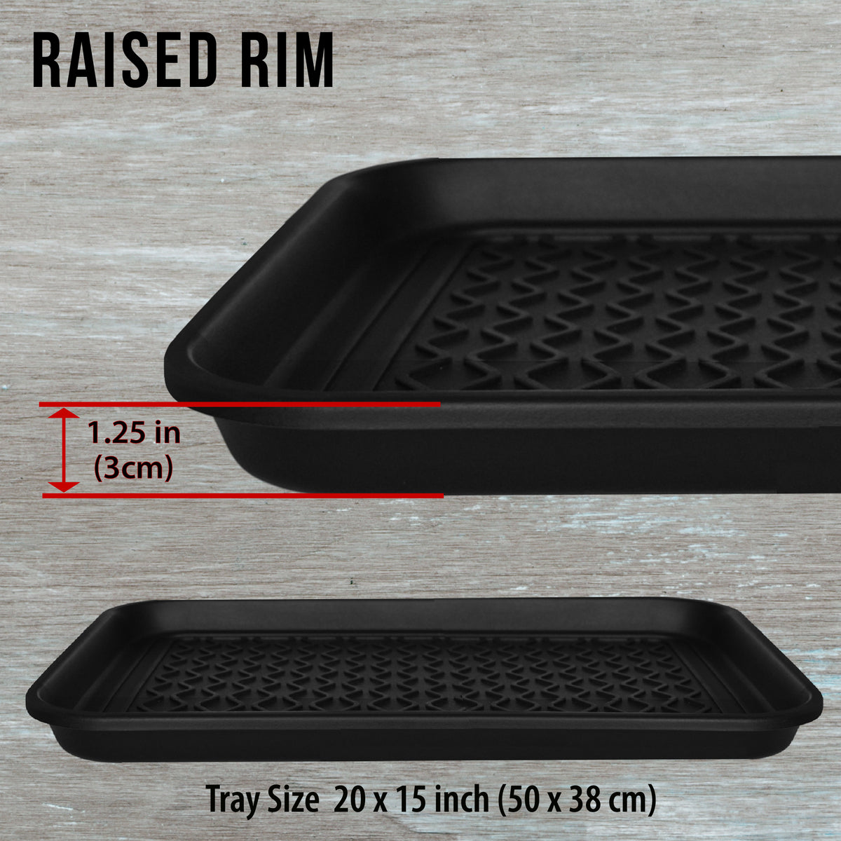 NINAMAR Boot Tray – 20 x 15 Inch - 2 Trays – Ninamar Brand